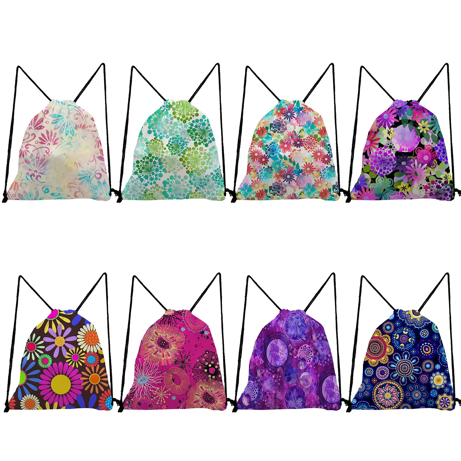 Drawstring-Pocket-Women-Backpack-Fashion-Foldable-Custom-Storage-Shoes ...