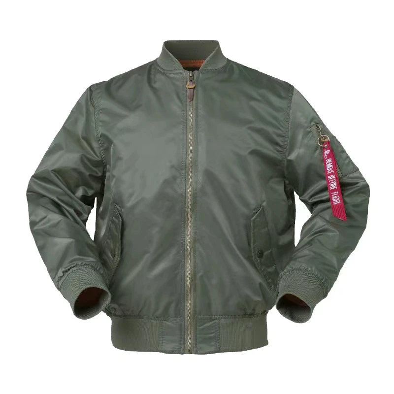 Men Ma1 Jacket Autumn Quality Nylon Unisex Coat Male Bomber Flight ...