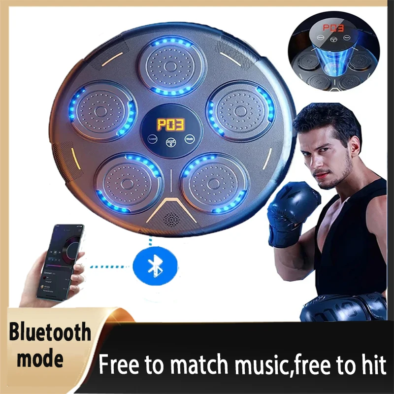 Smart-Music-Boxing-Trainer-LED-Electronic-Response-Boxing-Machine-Wall ...