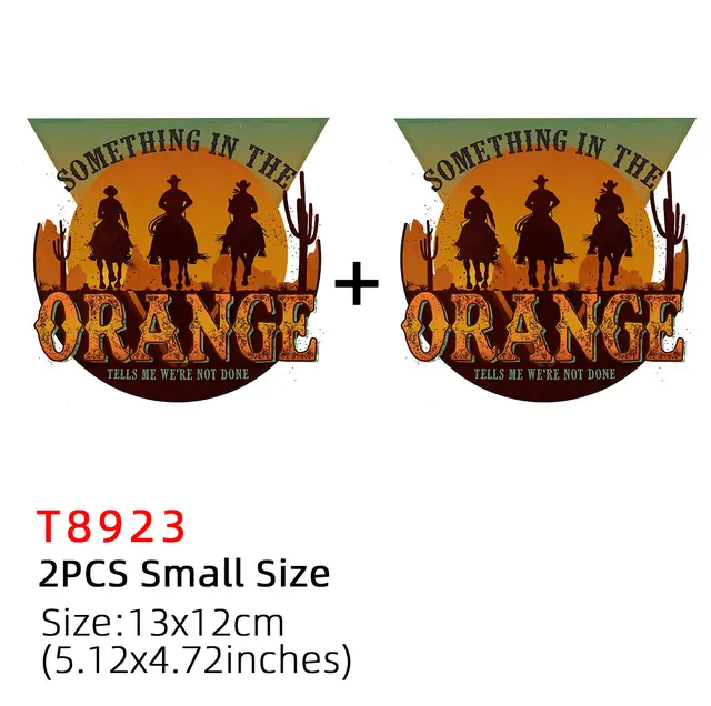 Cowboy Iron-On Transfer For Clothing Patches DIY Washable T-Shirts ...