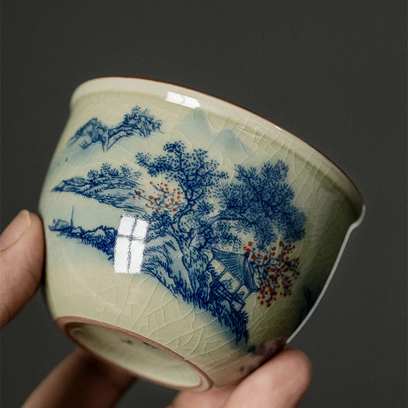 Ceramic Kung Fu Tea Bowl | Ceramic Pottery Cups | Ceramic Tea Cup Set ...