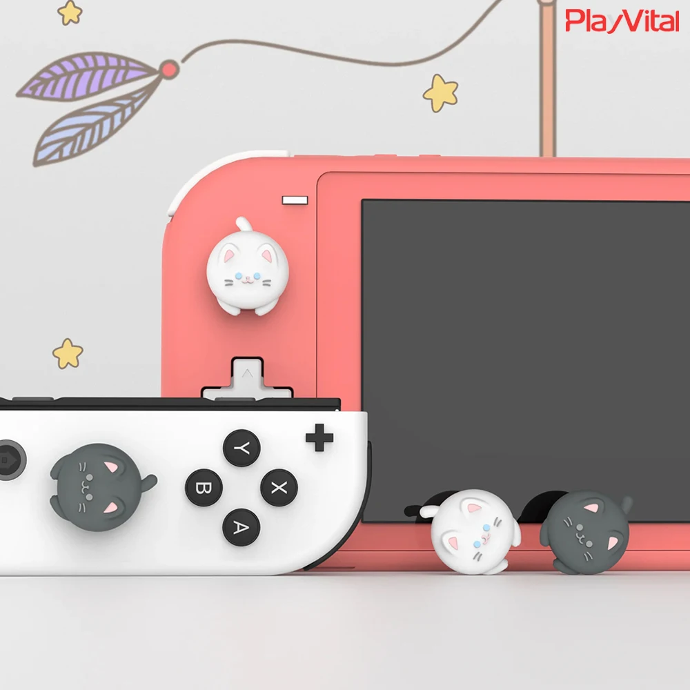 Joy-Con Stick Cover for Switch 1, Meow Meow Playvital - AliExpress 44