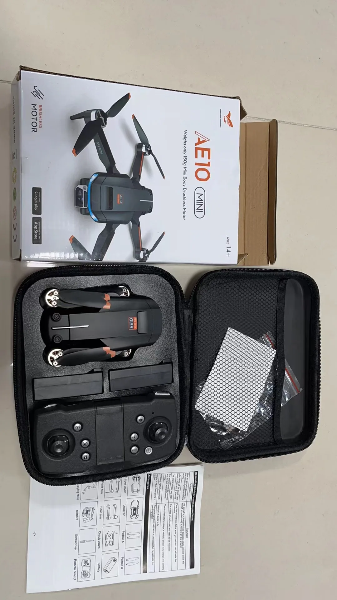 AE10 Drone - GPS WIFI Brushless Drone 8K HD Dual Camera Professional ...