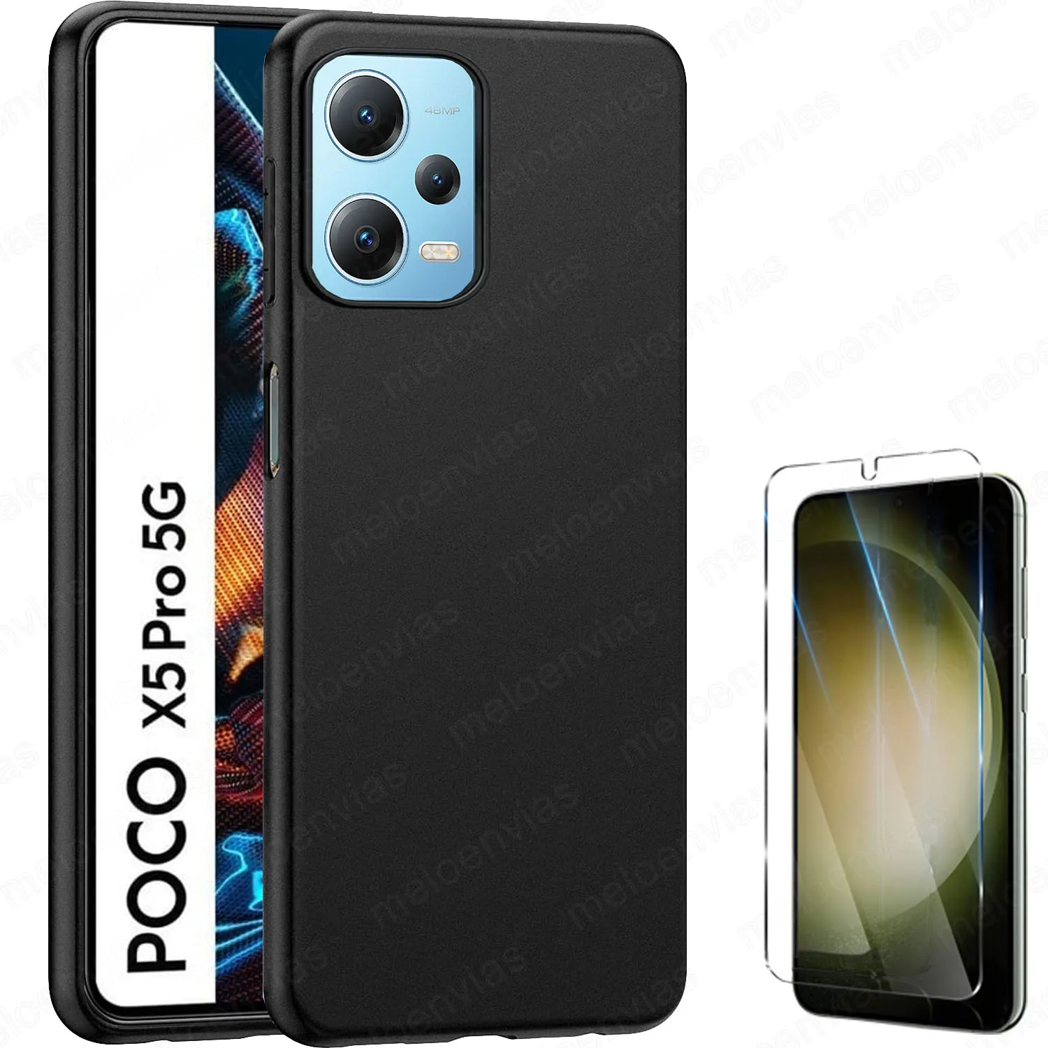 Funda-Protector-Cristal-Templado-Opcional-XIAOMI-POCO-X5-PRO-5G-Carcasa ...