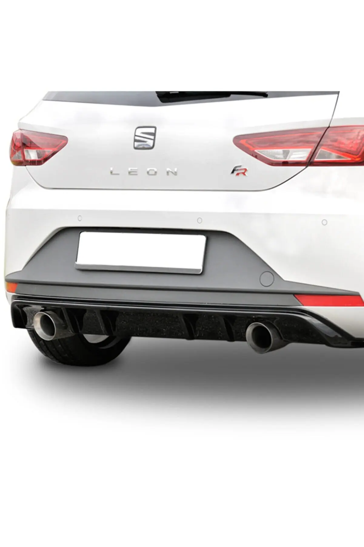 For Seat Leon Mk3 2013-2017 FR Diffuser Extension Rear Bumper ...