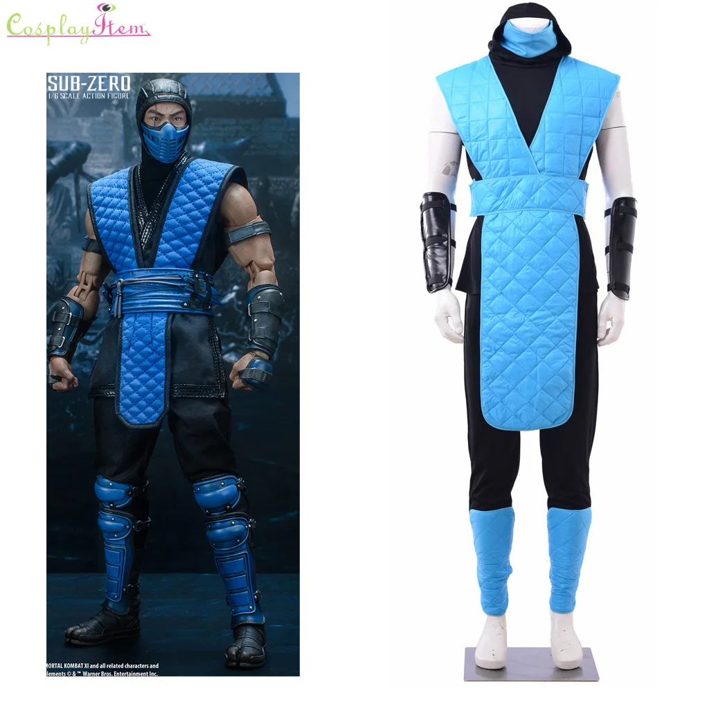 (In Stock) Game Mortal Kombat Sub-Zero Cosplay Costume Outfits Sub-Zero ...