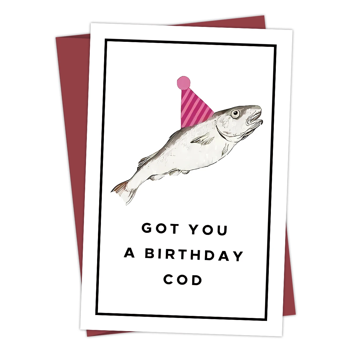 1PC-Cod-Fish-Themed-Funny-Birthday-Card-Got-You-A-Birthday-Cod ...