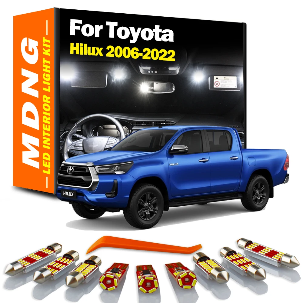Mdng Led Interior Light Kit For Toyota Hilux 2006- 2011 2012 2013 2014 ...