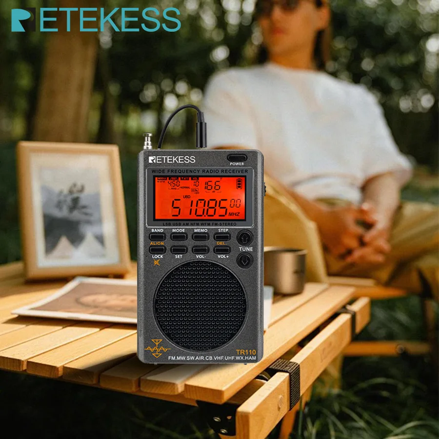 Retekess-TR110-Radios-Portatil-AM-FM-Recargable-Receptor-Radio ...