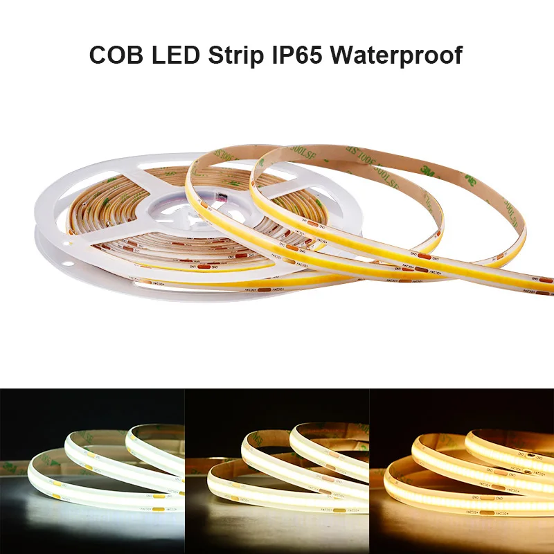 Bande-lumineuse-LED-COB-tanche-IP65-480-diodes-m-ruban-Flexible-haute ...