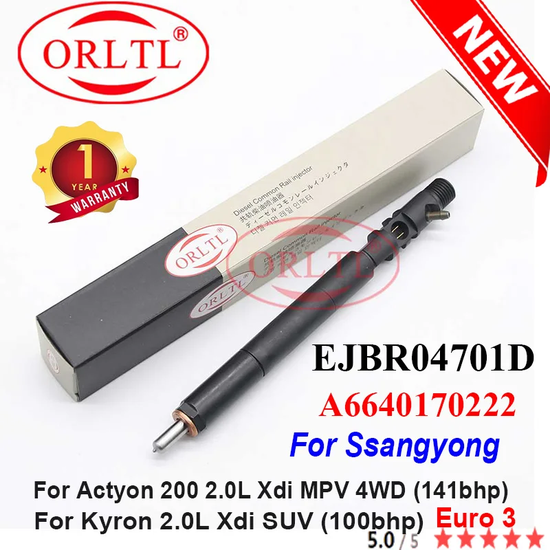 NEW-Fuel-Injector-EJBR04701D-OEM-A6640170222-6640170222-FOR-DELPHI ...