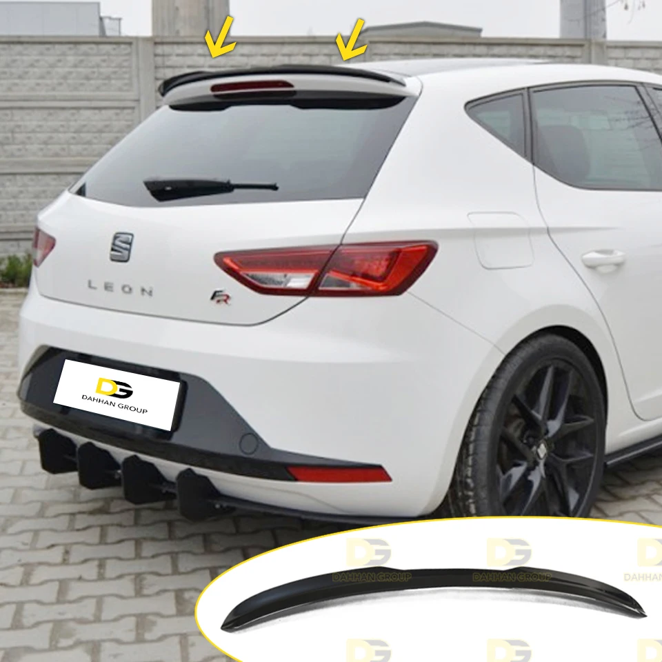 Seat-Leon-MK3-2012-2020-FR-MAX-Design-Cap-Rear-Spoiler-Wing-Extension ...