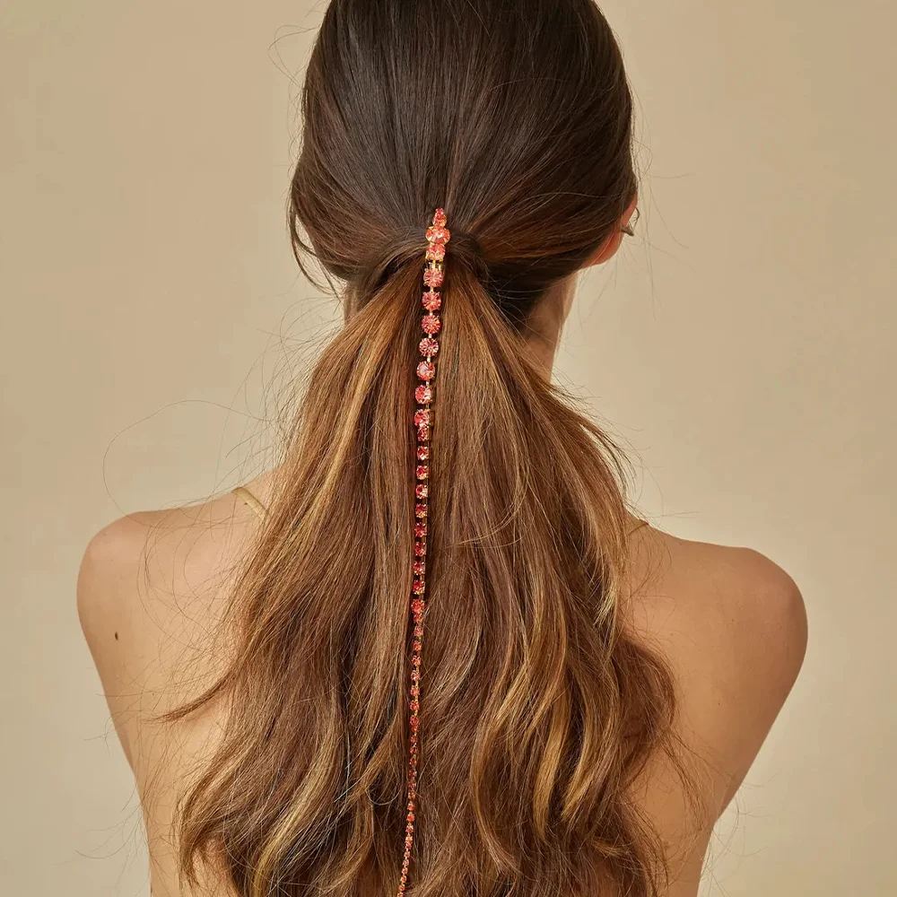 Fashion-Colorful-Snake-Hair-Chain-Ponytail-Braids-Jewelry-for-Women ...