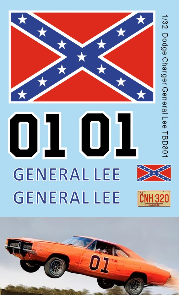 General Lee 01 Decal
