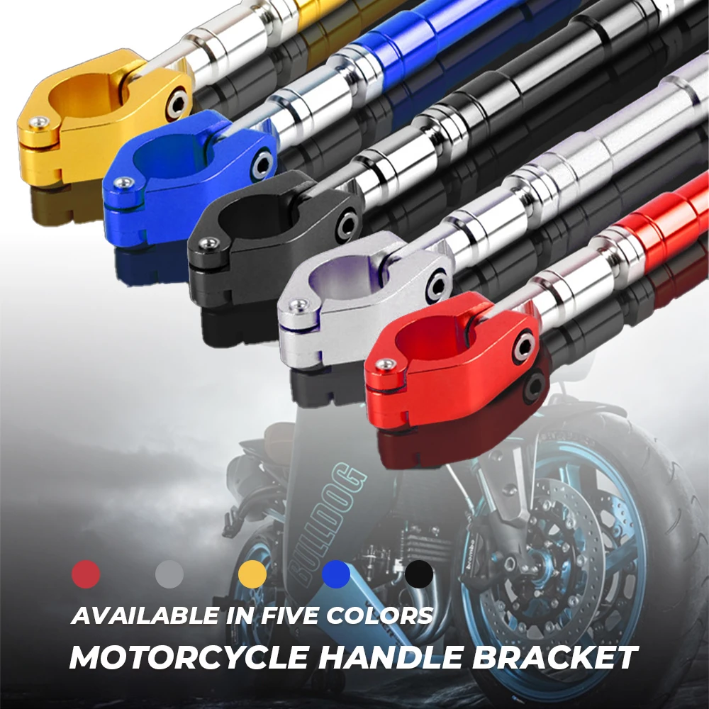 Motorcycle-Handlebar-Handle-Grip-Adjustable-Crossbar-Balance-Bracket ...