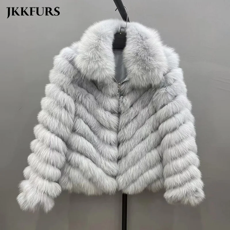 2022-Casaco-De-Pele-Winter-Thick-Warm-Real-Fox-Fur-Coat-for-Women ...