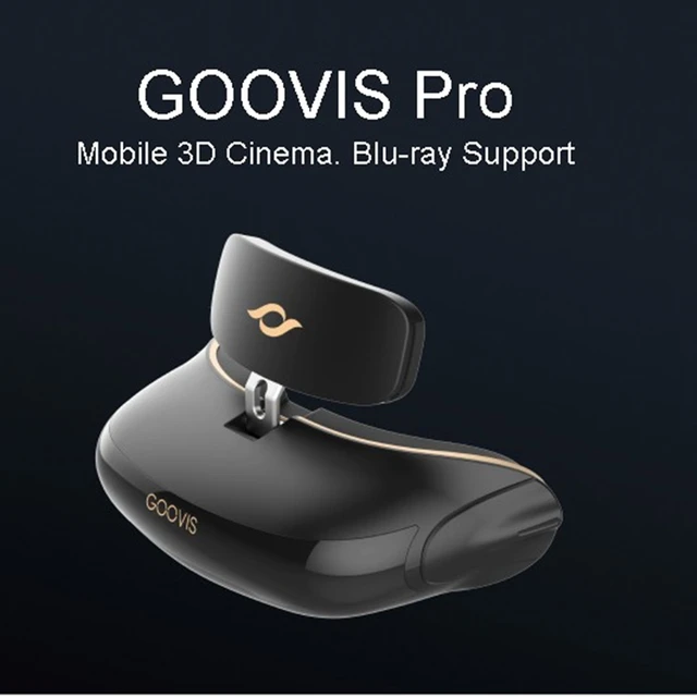 GOOVIS Pro Head-mounted Cinema PC Smart Glasses Blu-ray 3D Lossless HD ...