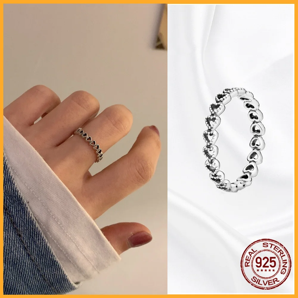 Pandora Stackable Rings Sterling Silver 925 Stackable Sterling Silver Rings Women Rings Aliexpress
