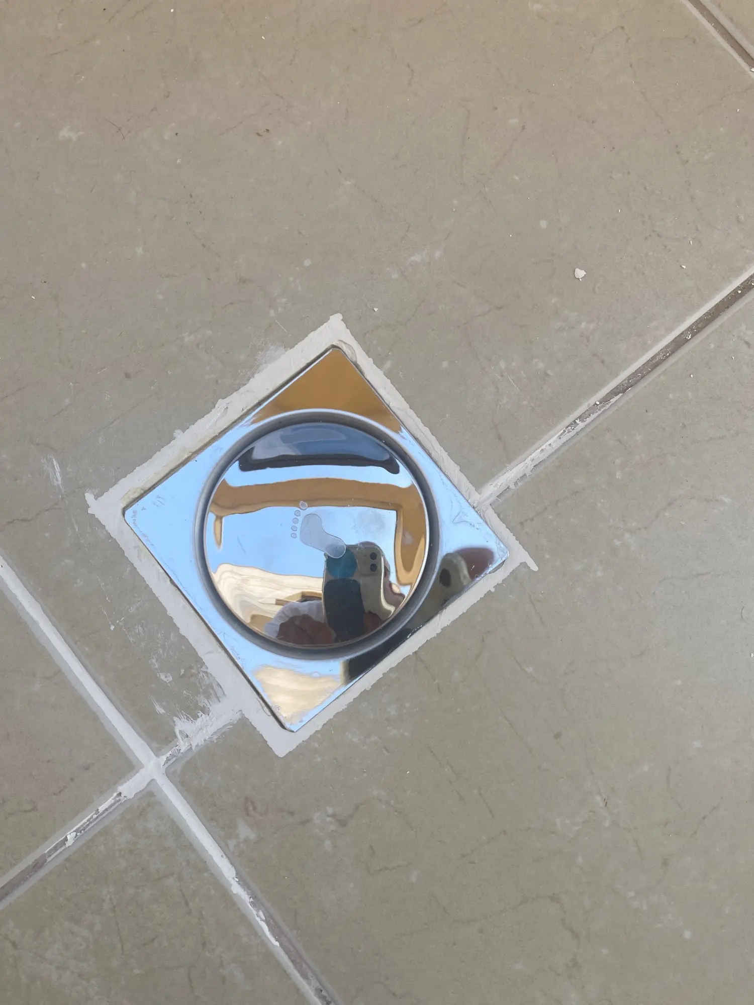 Stainless Steel 304 Push Floor Drain Waste 6x6 – Sanitario Pakistan