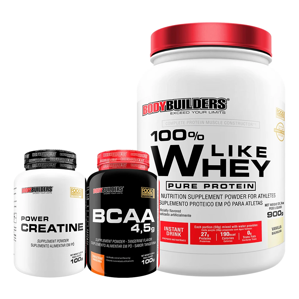 Whey-Protein-Kit-100-Like-Whey-900g-BCAA-4-5-100G-Power-Creatine-100g ...