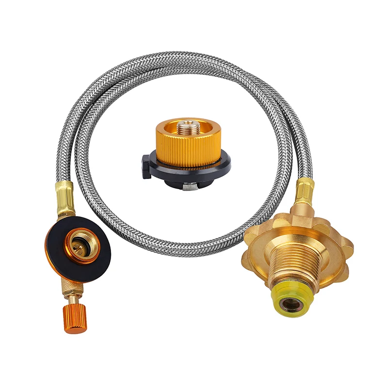 야외 가스 스토브 가스 실린더 프로판 리필 어댑터 캠핑 버너 Lpg 플랫 실린더 탱크 커플러 컨테이너 어댑터 한국용