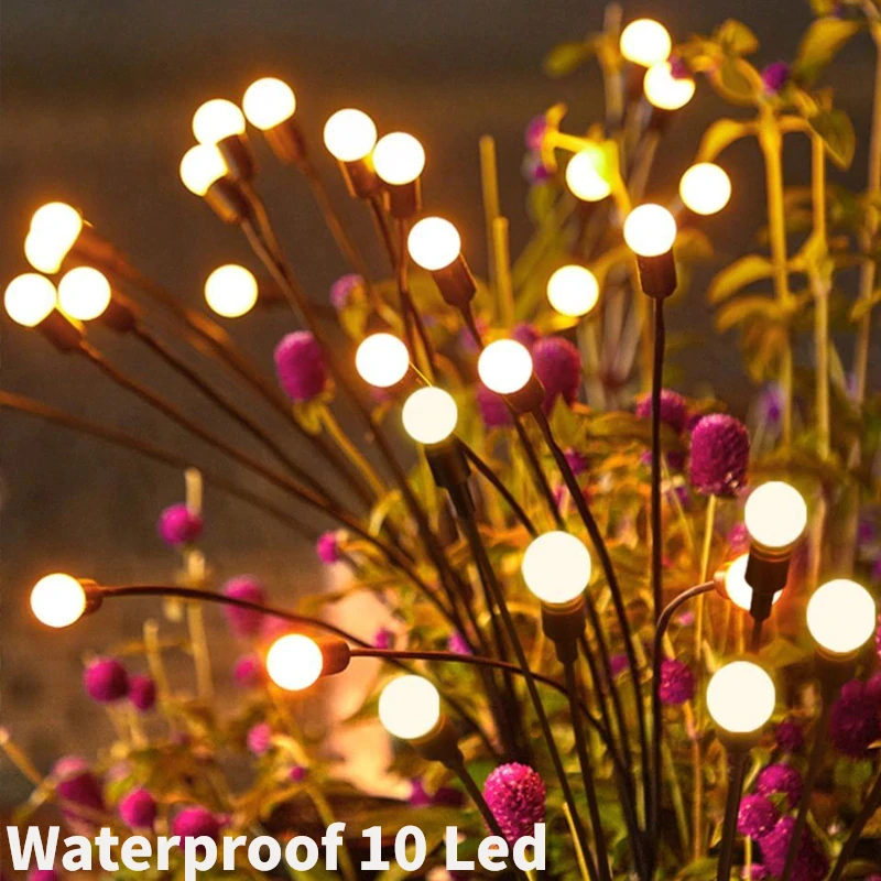 Solar Firefly Light Outdoor wodoodporna panel słoneczny światło ...