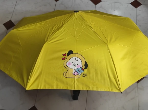 New Bt21 Fully Automatic Umbrella - BTS MERCH SHOP