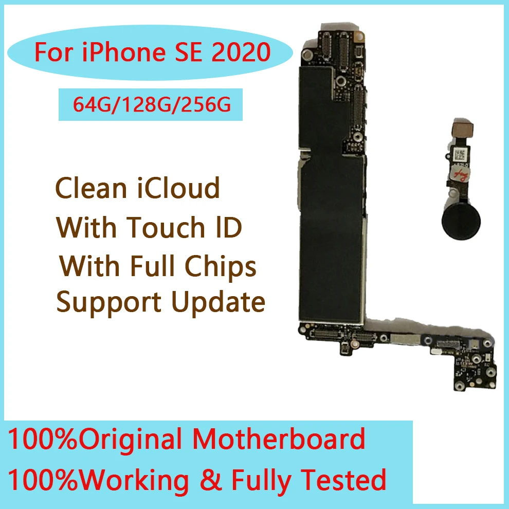 Placa base Original para iPhone SE 2020, desbloqueada, compatible con ...