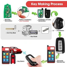 Autel Maxiim Km100 Universal Key Generator Kit With Ikey Universal ...