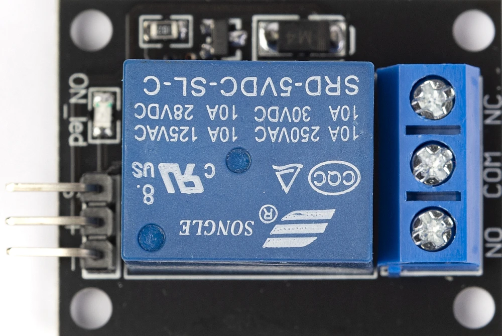 단일 채널 SPDT 릴레이 모듈 gsmin hw 482 중간 Arduino (파란색) 용|서킷| - AliExpress