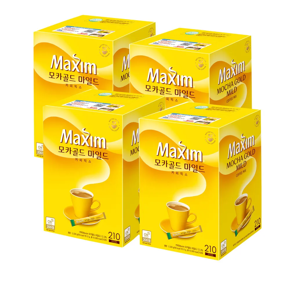 Maxim Mocha Gold Mild Coffee Mix 210t X4 Pieces Total 840t - AliExpress 2