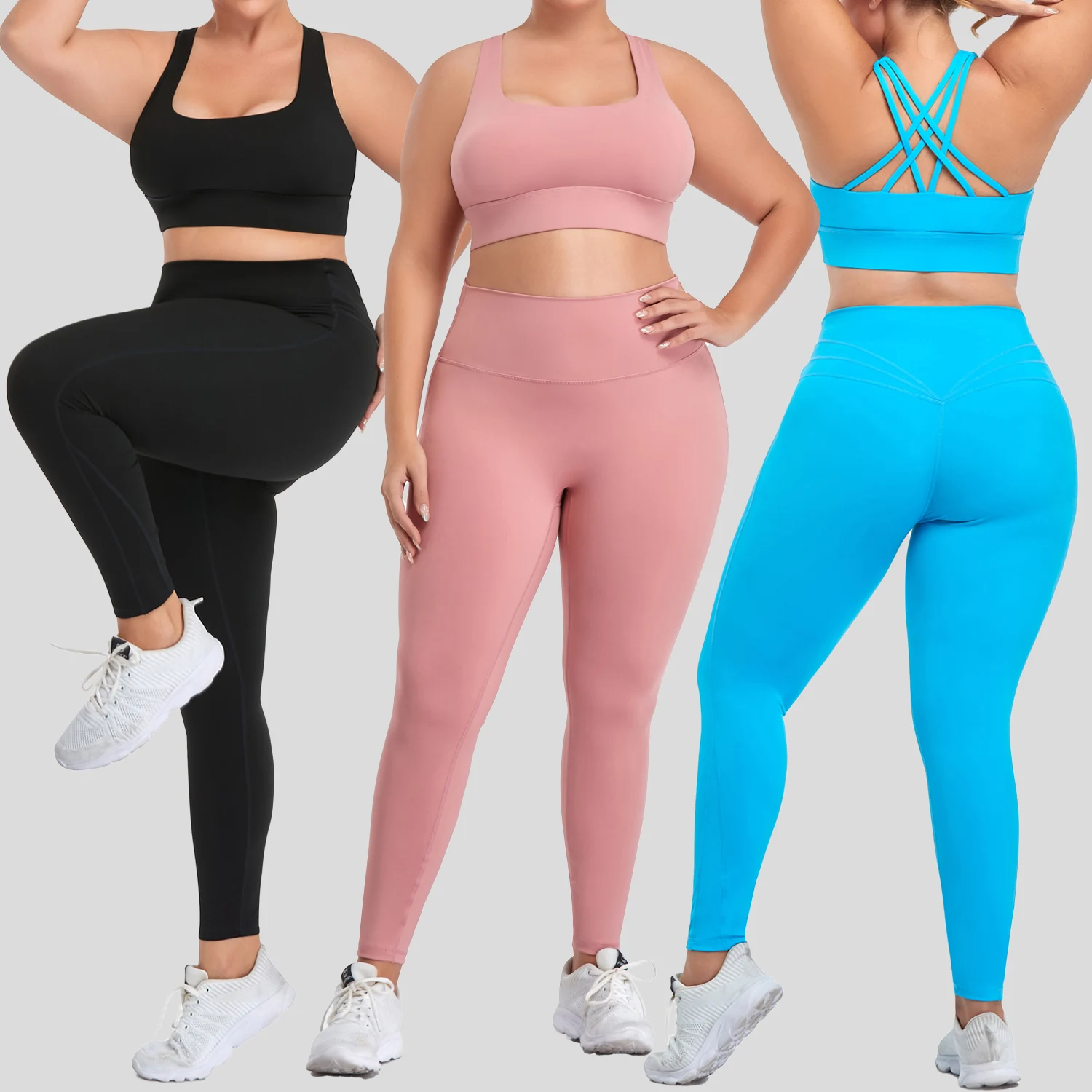 Plus Size Women’s Yoga Set – Health And Beauty Queen