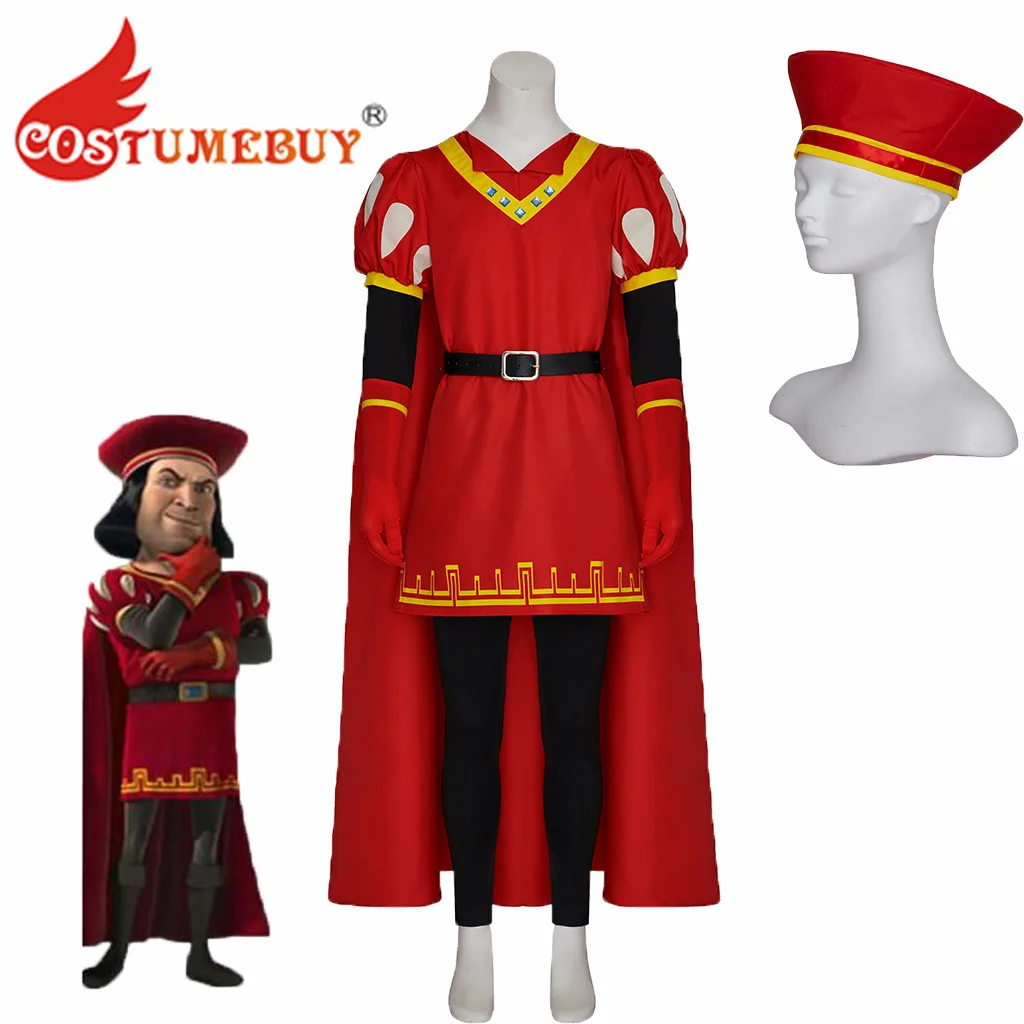 Disfraz de Shrek Lord Farquaad para hombre, traje de Farquaad, capa ...
