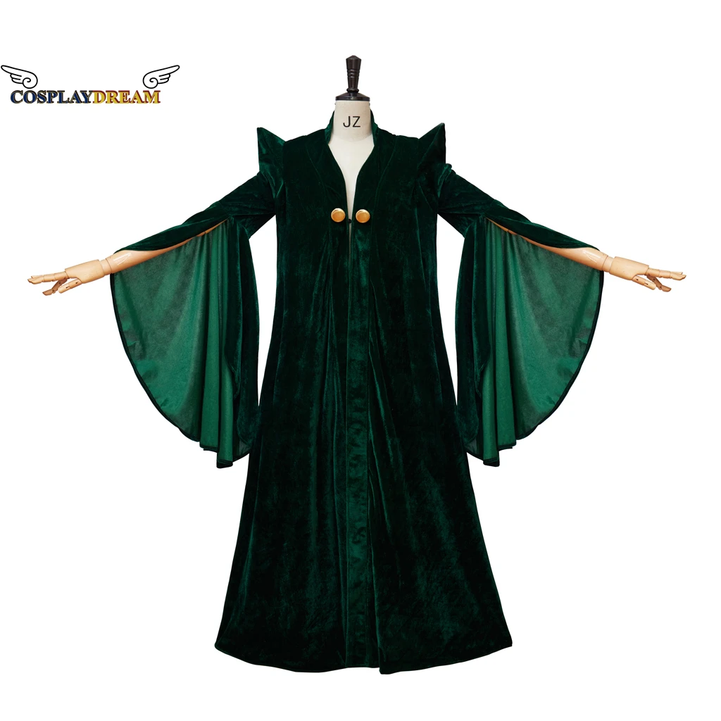 Halloween Wizard Witch Cosplay Costume For Women Sorceress Gothic Dress ...