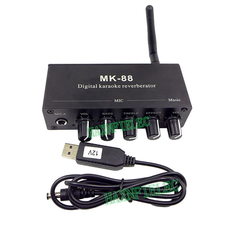 Digital-Karaoke-Microphone-Reverberator-Reverb-Bluetooth-Coaxial ...