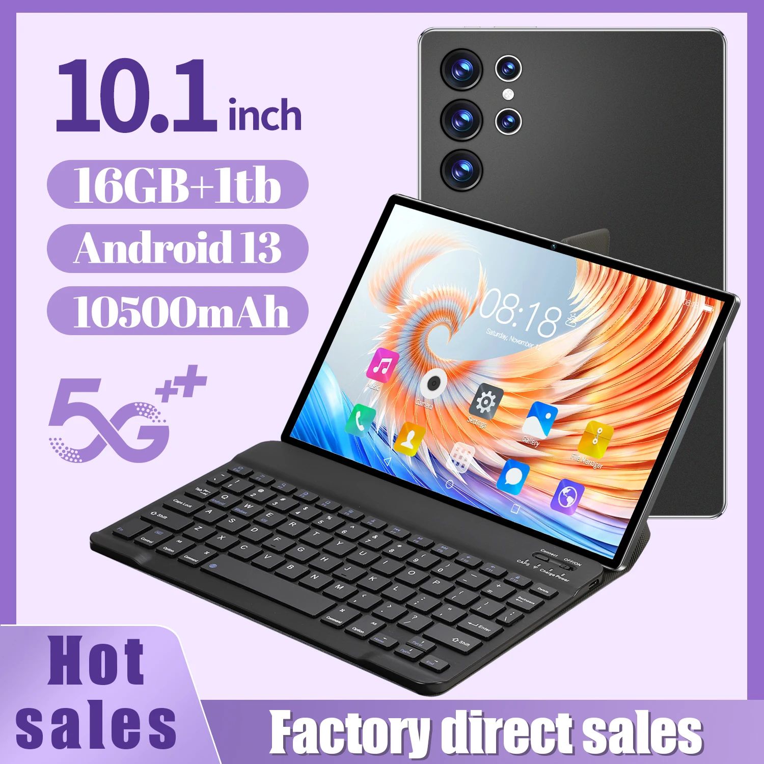 Global-11-12-13-Inch-Tablets-Core-Android-13-0-Supports-Google-Store ...