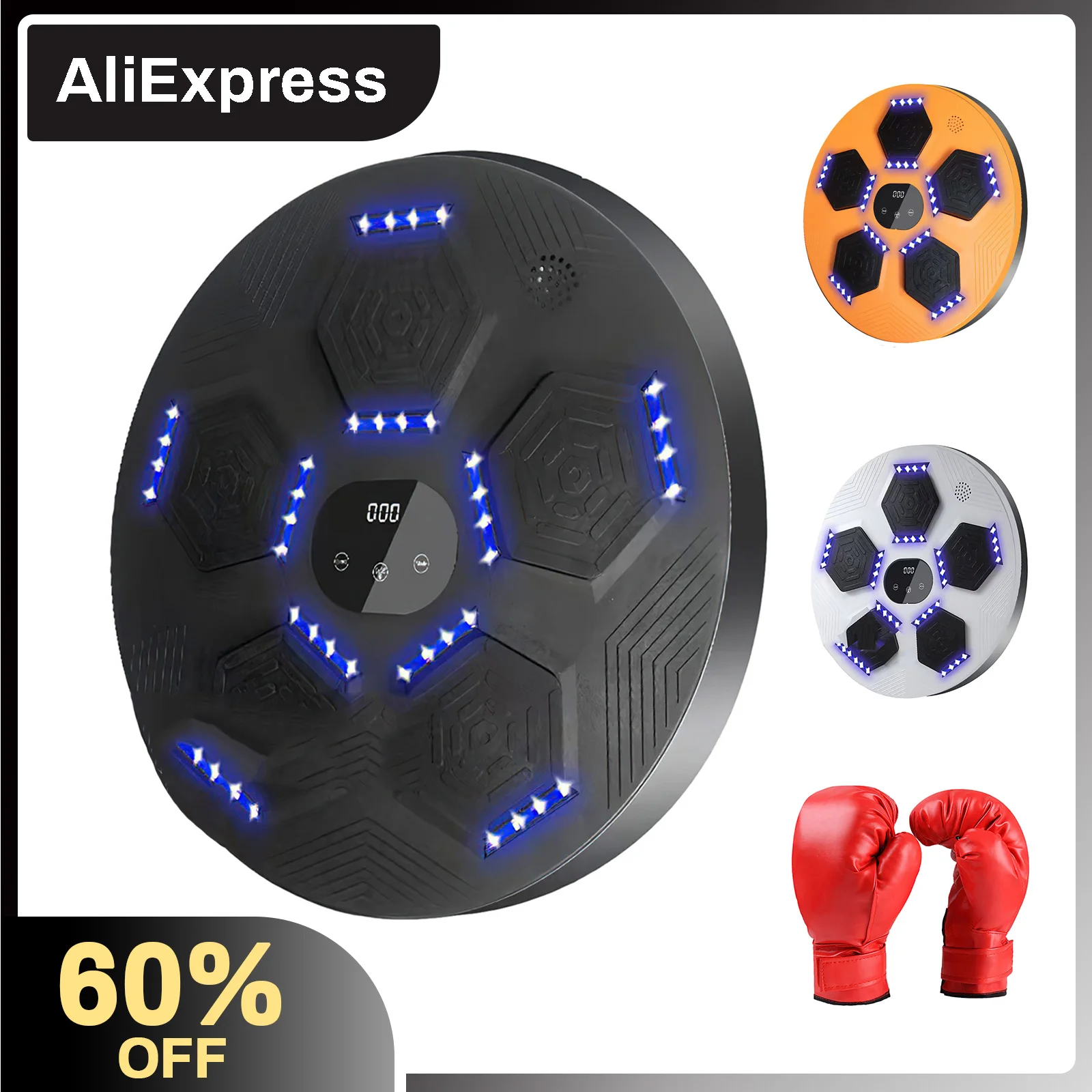 Smart-Bluetooth-Music-Boxing-Machine-Wall-Target-LED-Lighted-Sandbag ...