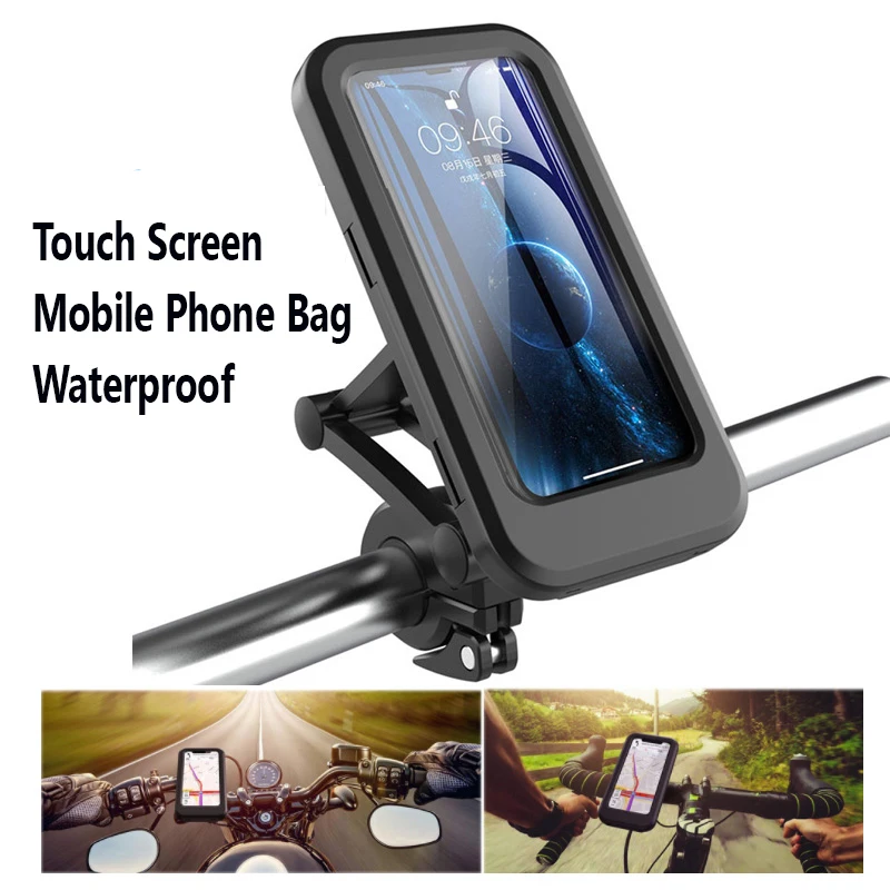 Motorcycle Phone Holder Support Motorcycle Bike Holder Waterproof ...