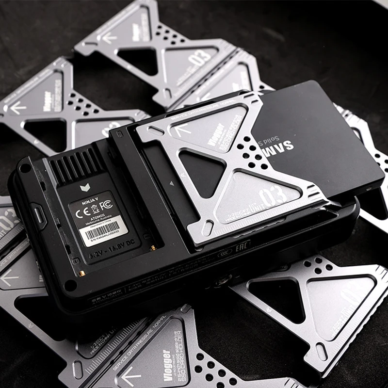 Magnalium Case for 2.5” SATA SSD to Atomos NINJA V/ NINJA V+ Attachment ...