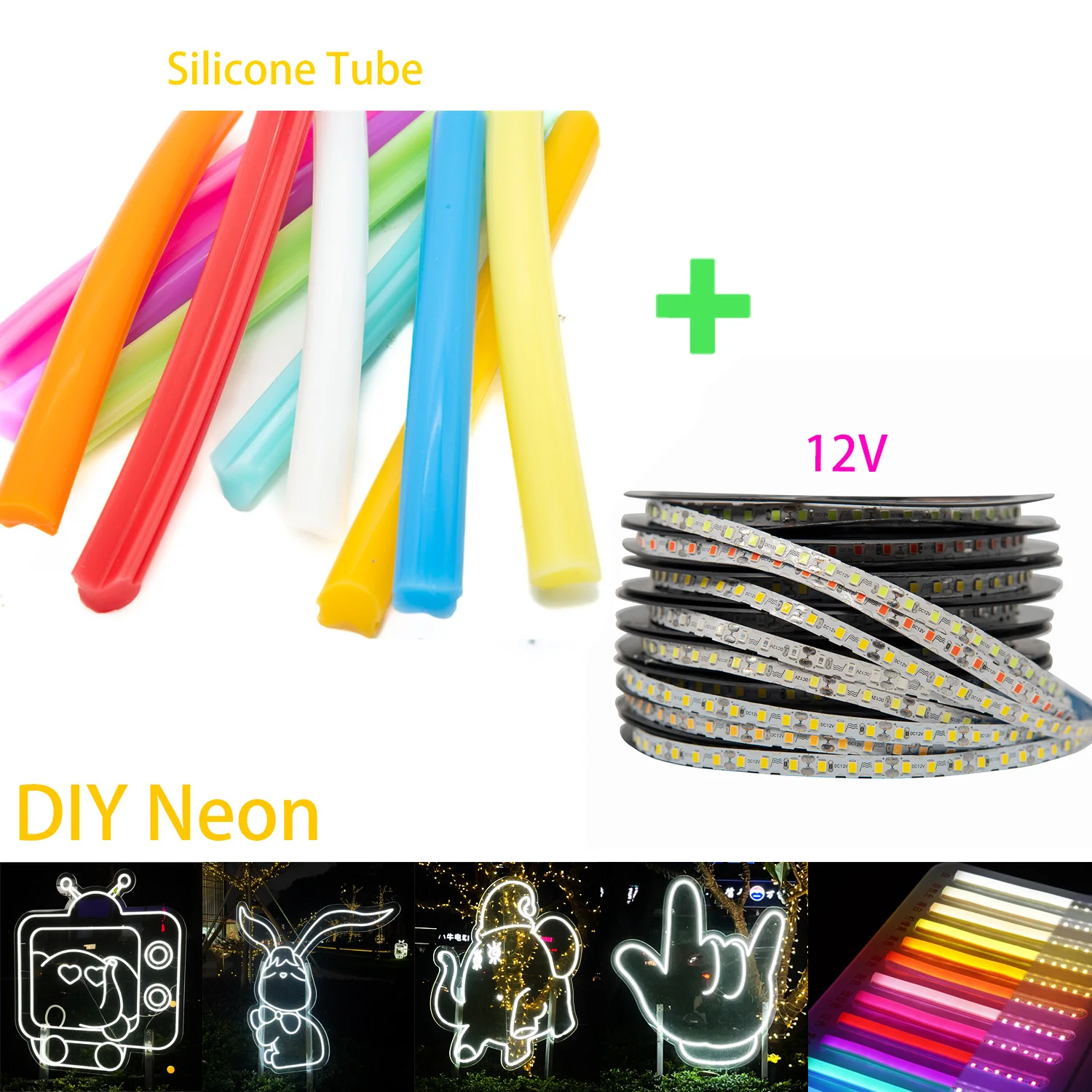 DC12V-1m-20m-DIY-Neon-Separate-Silicone-Neon-Strip-6mm-8mm-12mm-S ...