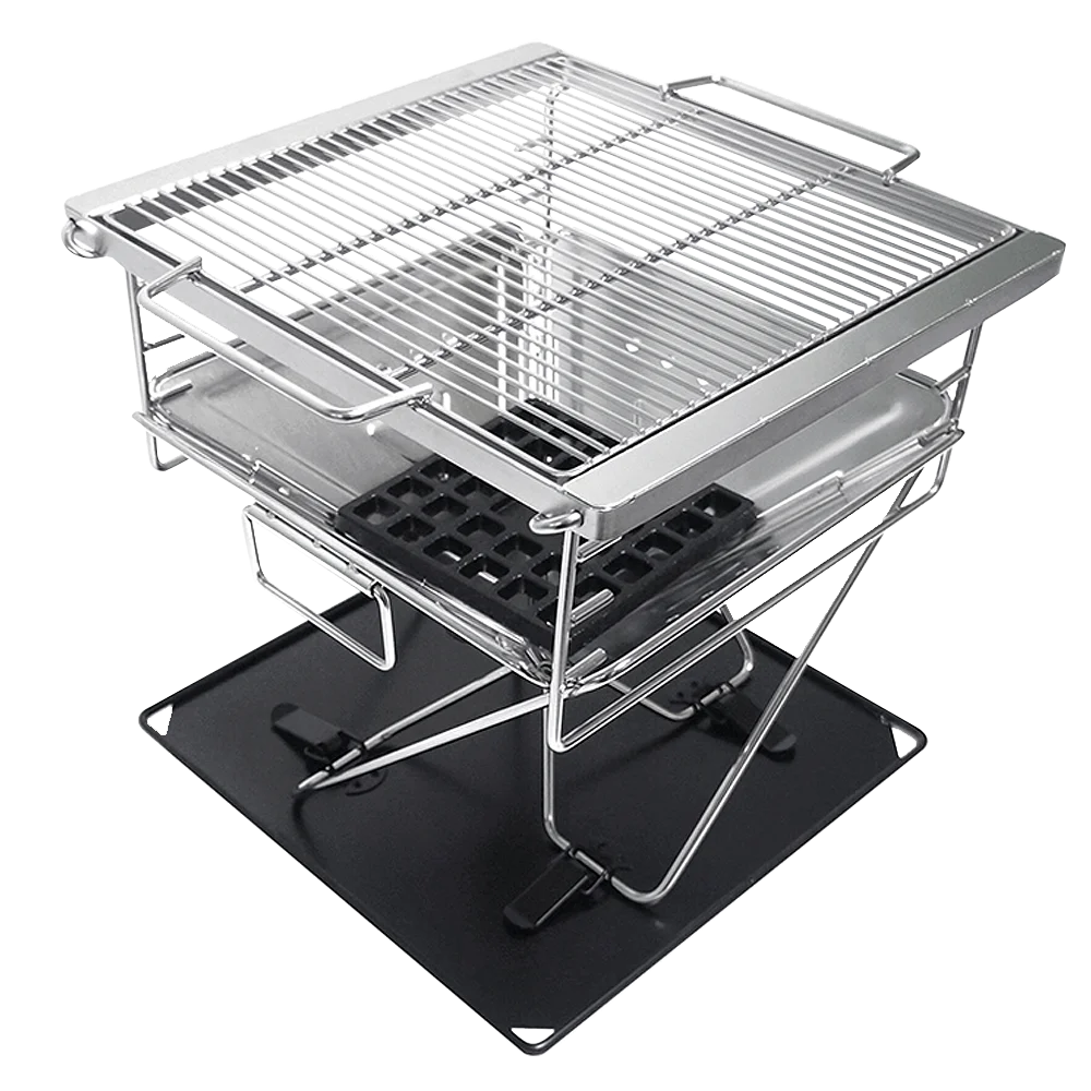 Camping-grill-bbq-Portable-Folding-Fallow-Racks-Wand-Height-adjustable ...