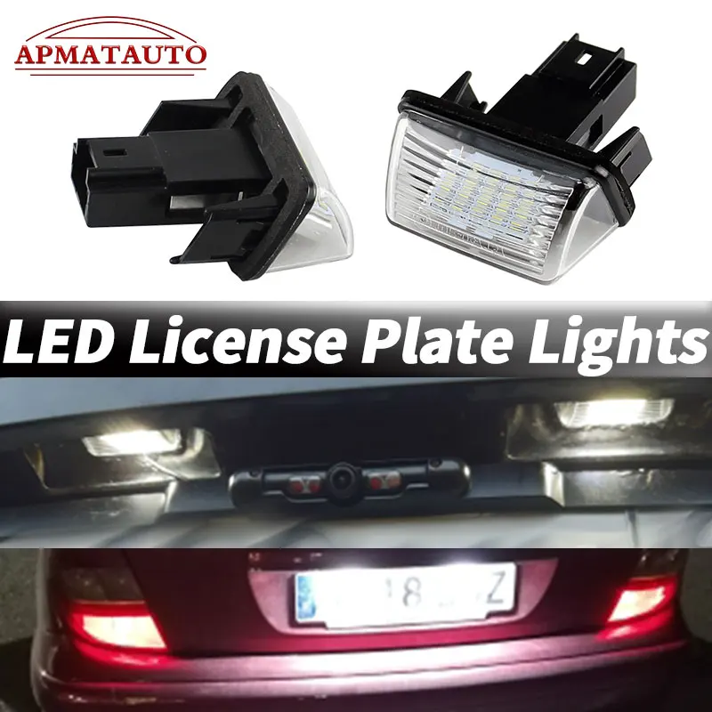 2pcs Rear License Plate Light Lamp For TOYOTA VERSO 2009-2012 E`Z YARIS ...