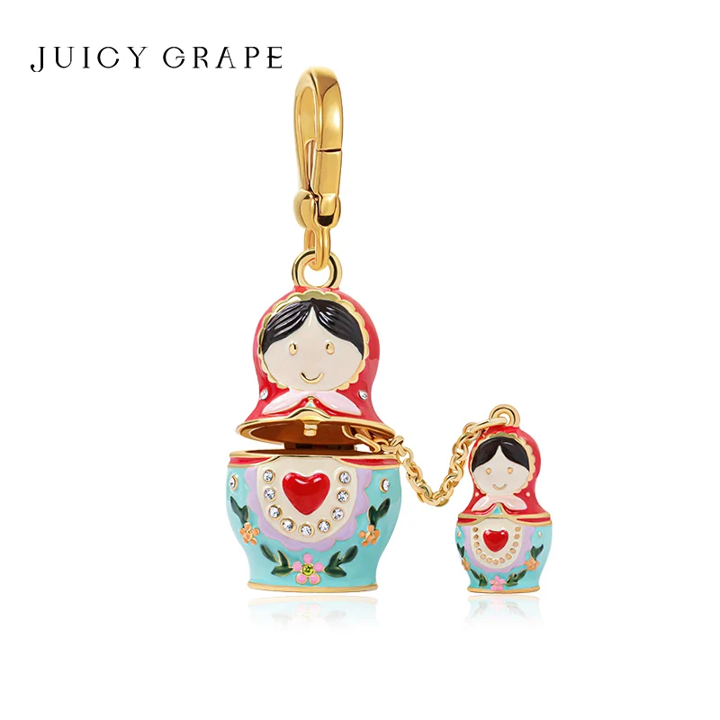JuicyGrape-Russian-Matryoshka-Doll-Charm-Necklace-Keychain-Sweater ...