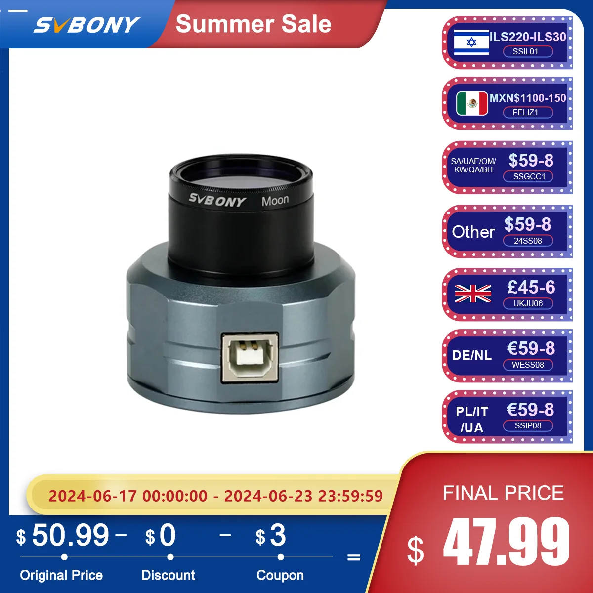 SVBONY-Astronomy-Planetary-Camera-1-25-CMOS-Telescope-Camera-Digital-Eyepiece-USB-2-0-for ...