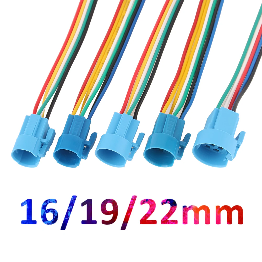1-5-50pcs-for-16mm-19mm-22mm-cable-socket-for-metal-push-button-switch ...