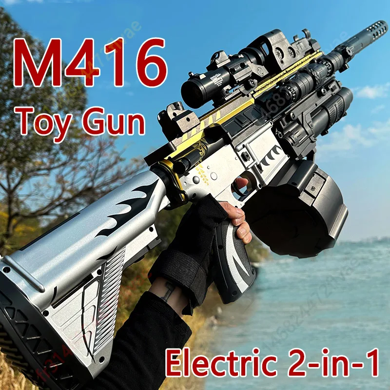 Electric-M416-Toy-Gun-Automatic-Gel-Bullet-Blaster-Children-Toys ...
