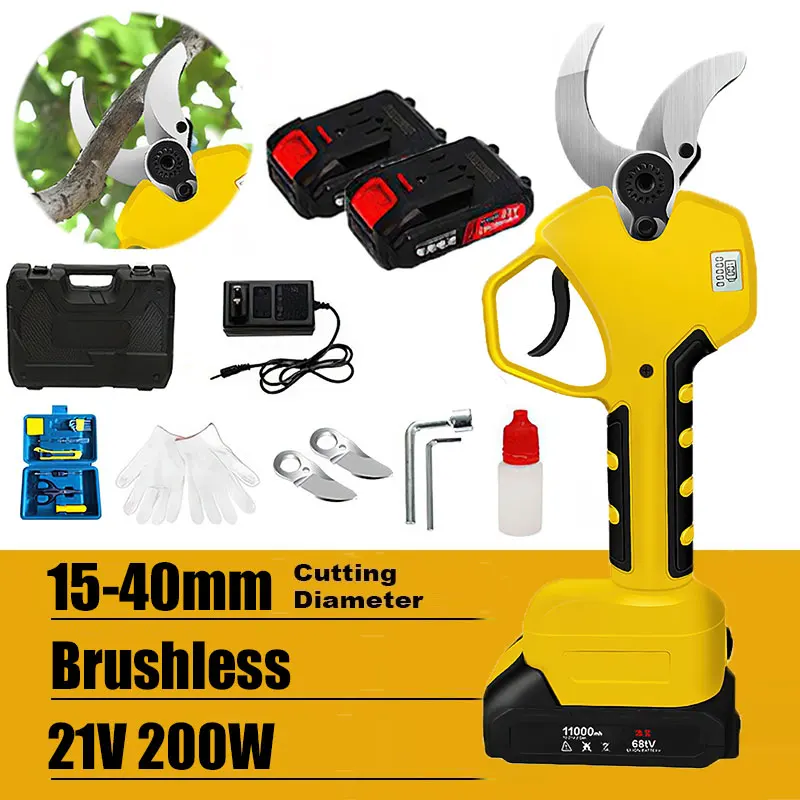 Pruner-el-trico-recarreg-vel-sem-fio-Ferramenta-de-corte-de-poda-Fruit ...