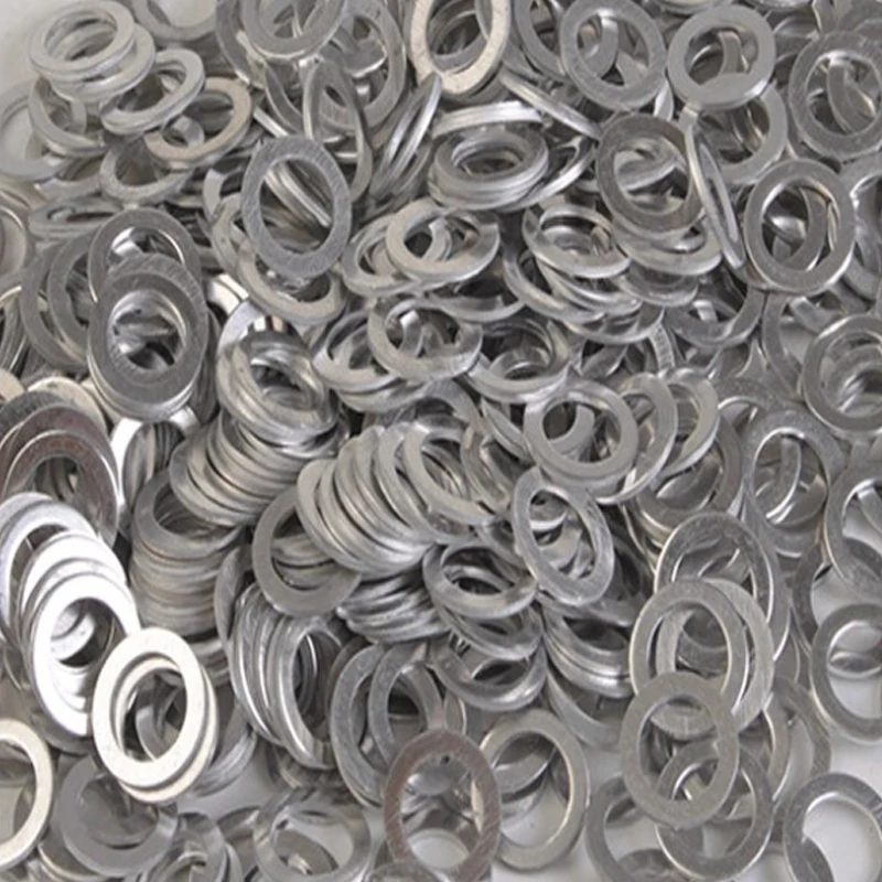 20-50PCS-M6-M26-Aluminum-Flat-Washer-Flat-Ring-Gasket-Plug-Oil-Seal ...
