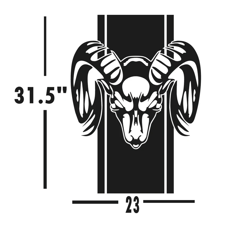 Ram Truck Logo Stencil