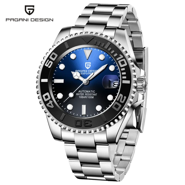2022 New PAGANI DESIGN 40mm Men's Mechanical Wristwatch diver automatic ...